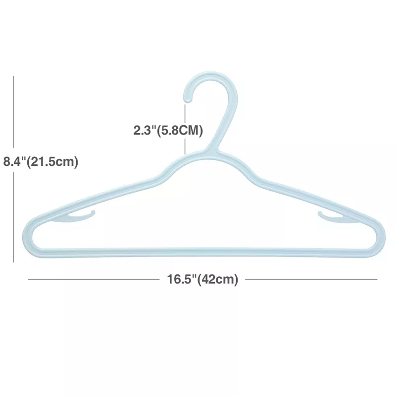 17 inch Standard Adult Plastic Clothes Hanger | Sinfoo Plastic Manufacture