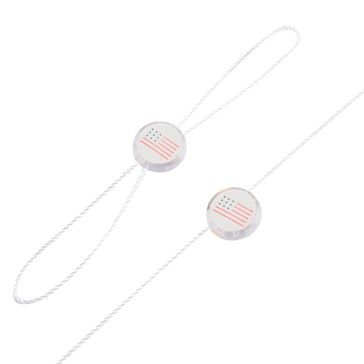 Custom Clothing Plastic Round Label Hang Tag Seal String | Sinfoo ...