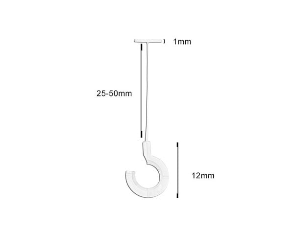 Sinfoo J Hook Tag Pin Plastic Tag Fastener | Sinfoo Plastic Manufacture
